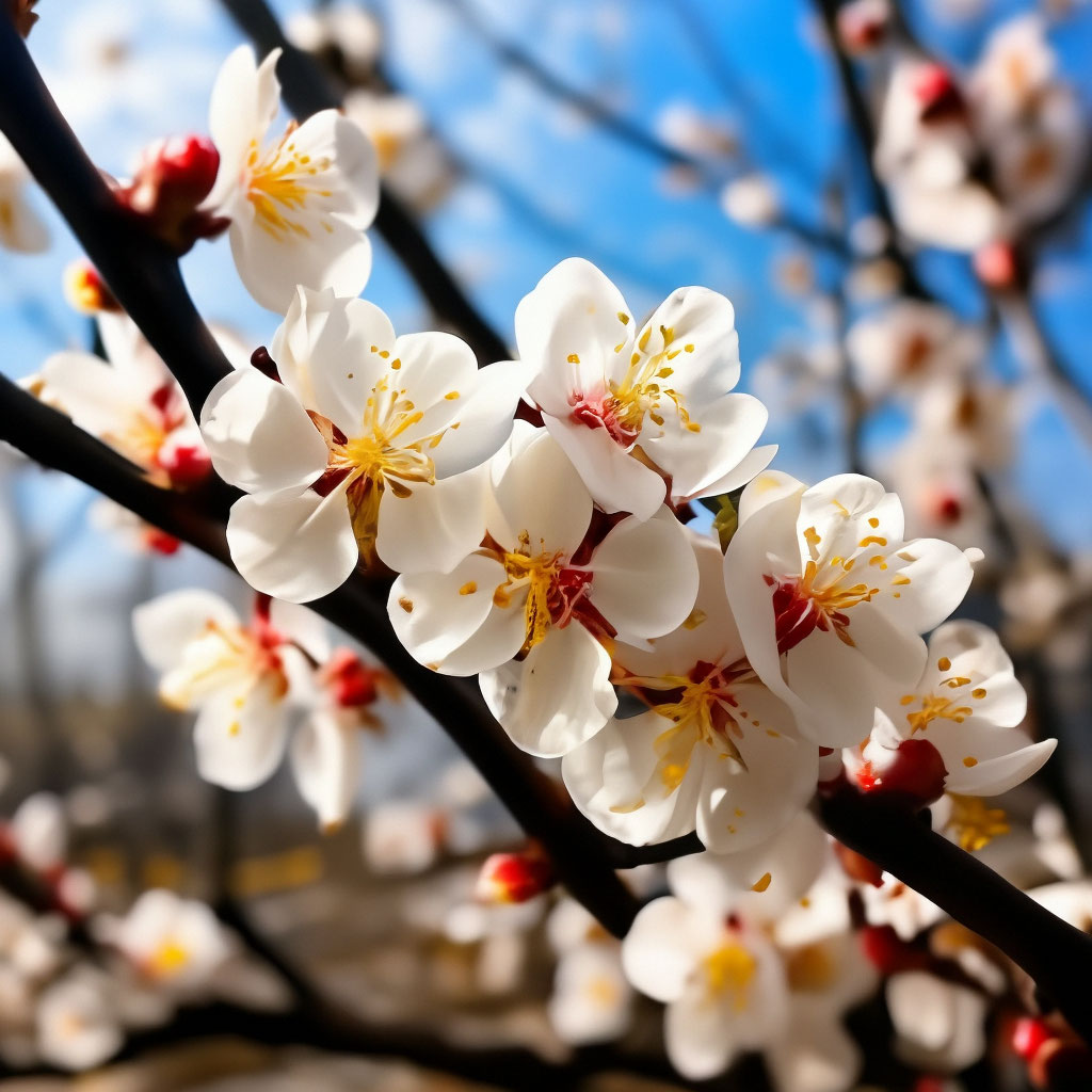 "Spring, April , apricots bloom , lots of sun ,warmth , aesthetically ...