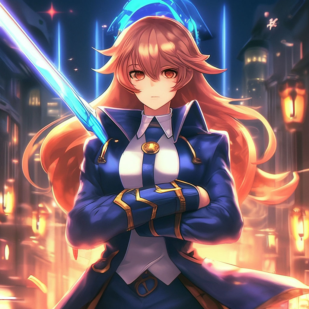 "Anime boss" — image created in Shedevrum
