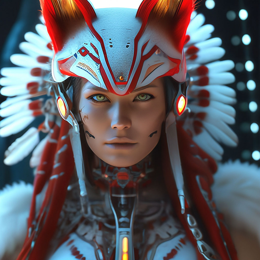 "Biomechanical Anatomy, Hellraiser, Female Chief, Indian, Fox with ...
