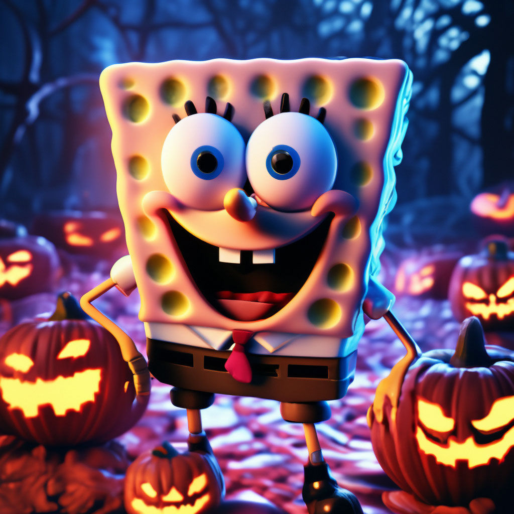 Spongebob Halloween Achtergrond Bob Esponja Spongebob Wallpaper
