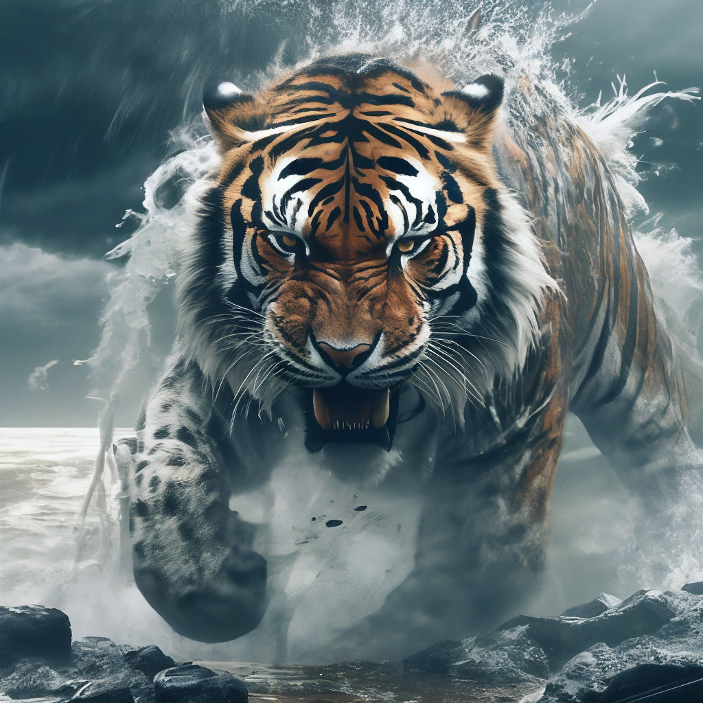 Elemental Earth Tiger Nature's Art Tiger