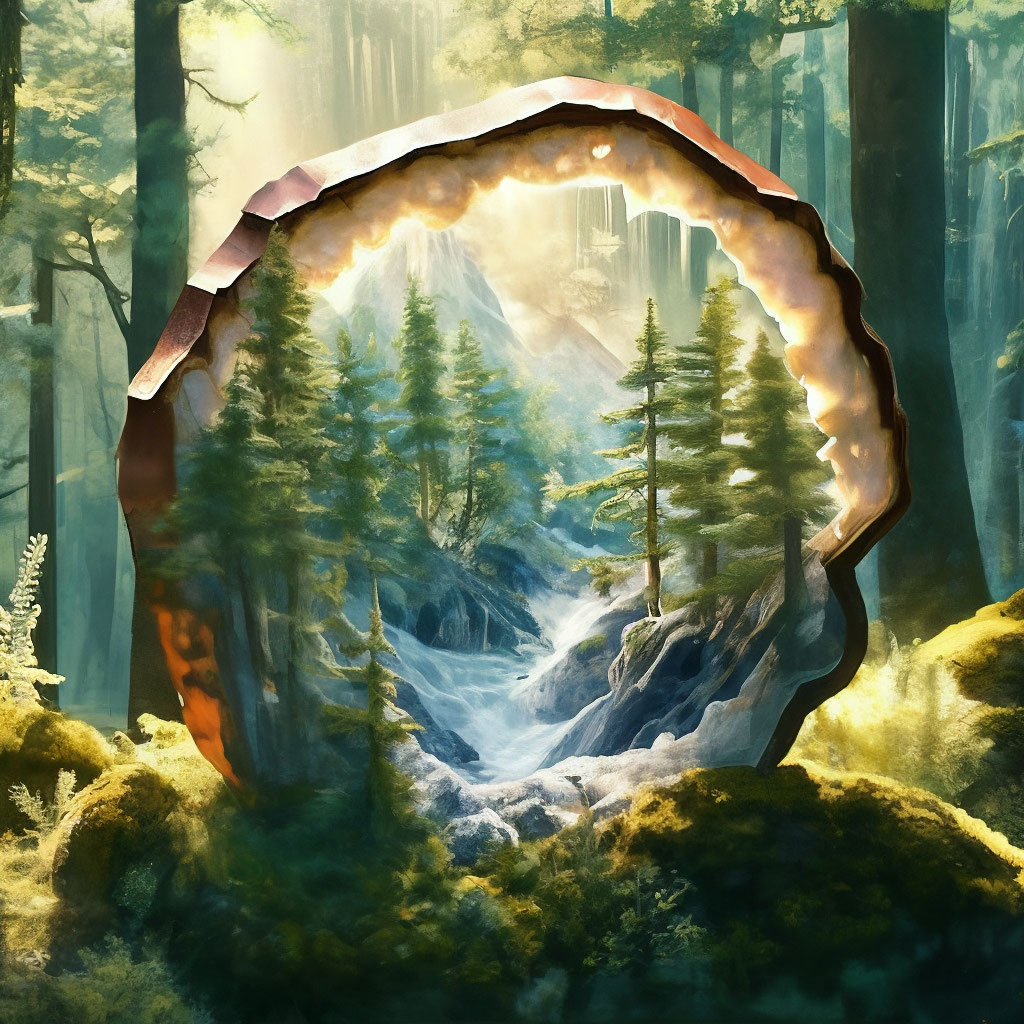 Digital Watercolor Backlit
