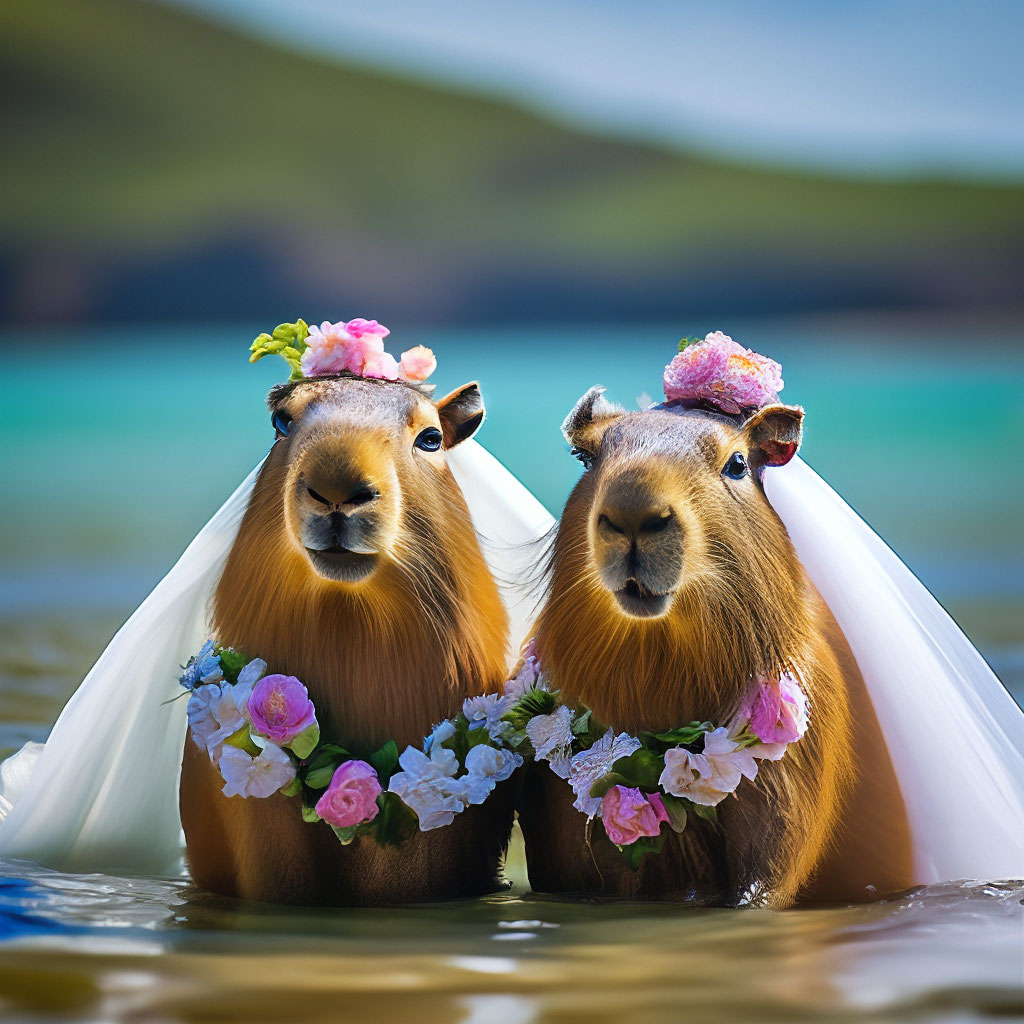 Capybara wedding 60 photos - Vianawedding.com