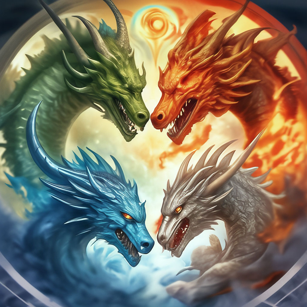 Air Elemental Dragons