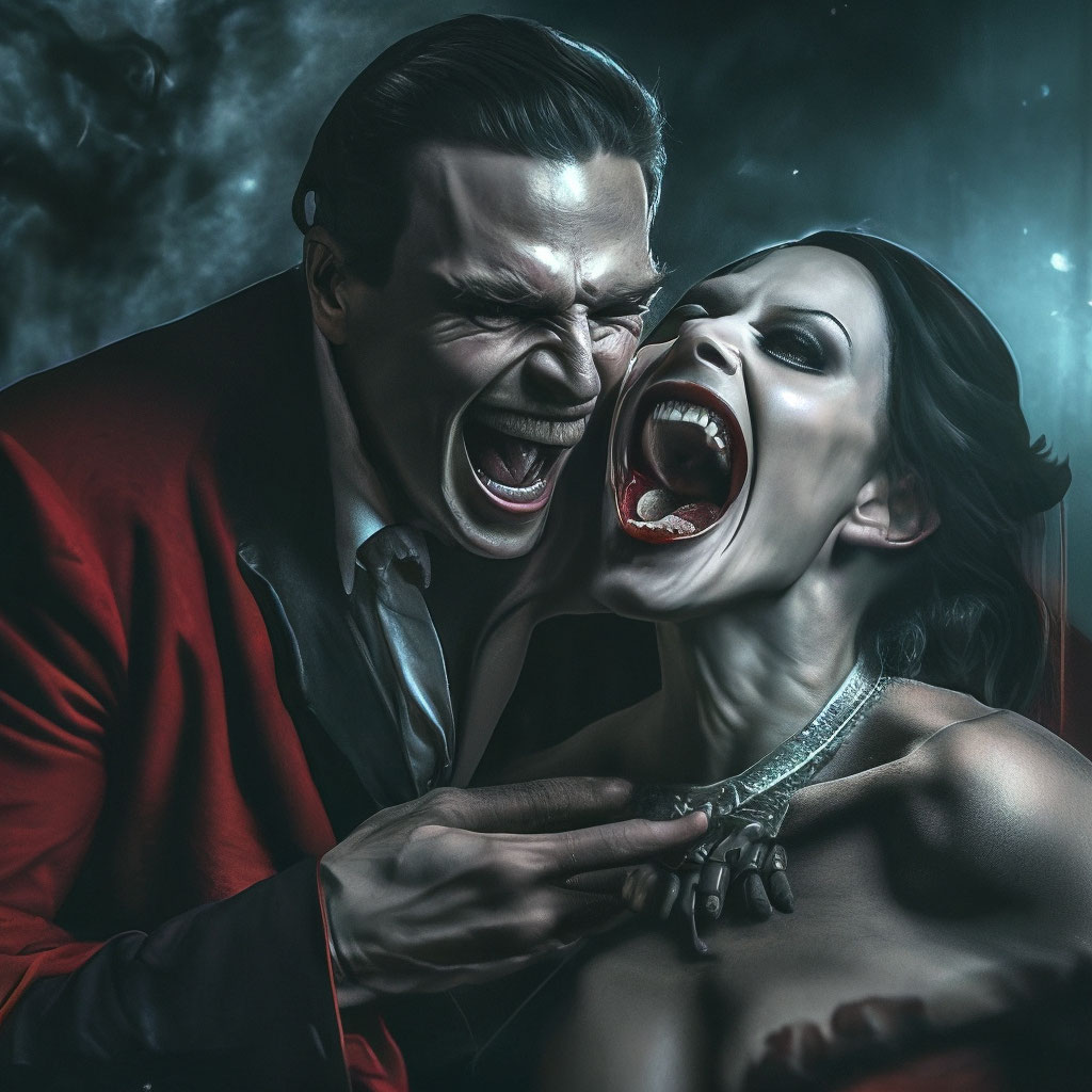 Vampire Bites Neck