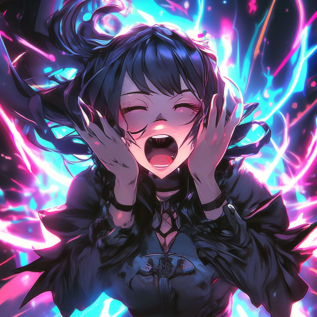 Anime Girl Screaming In Pain
