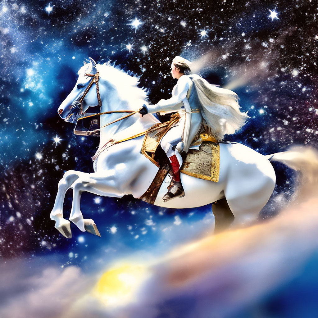 Fantasy Prince On Horse