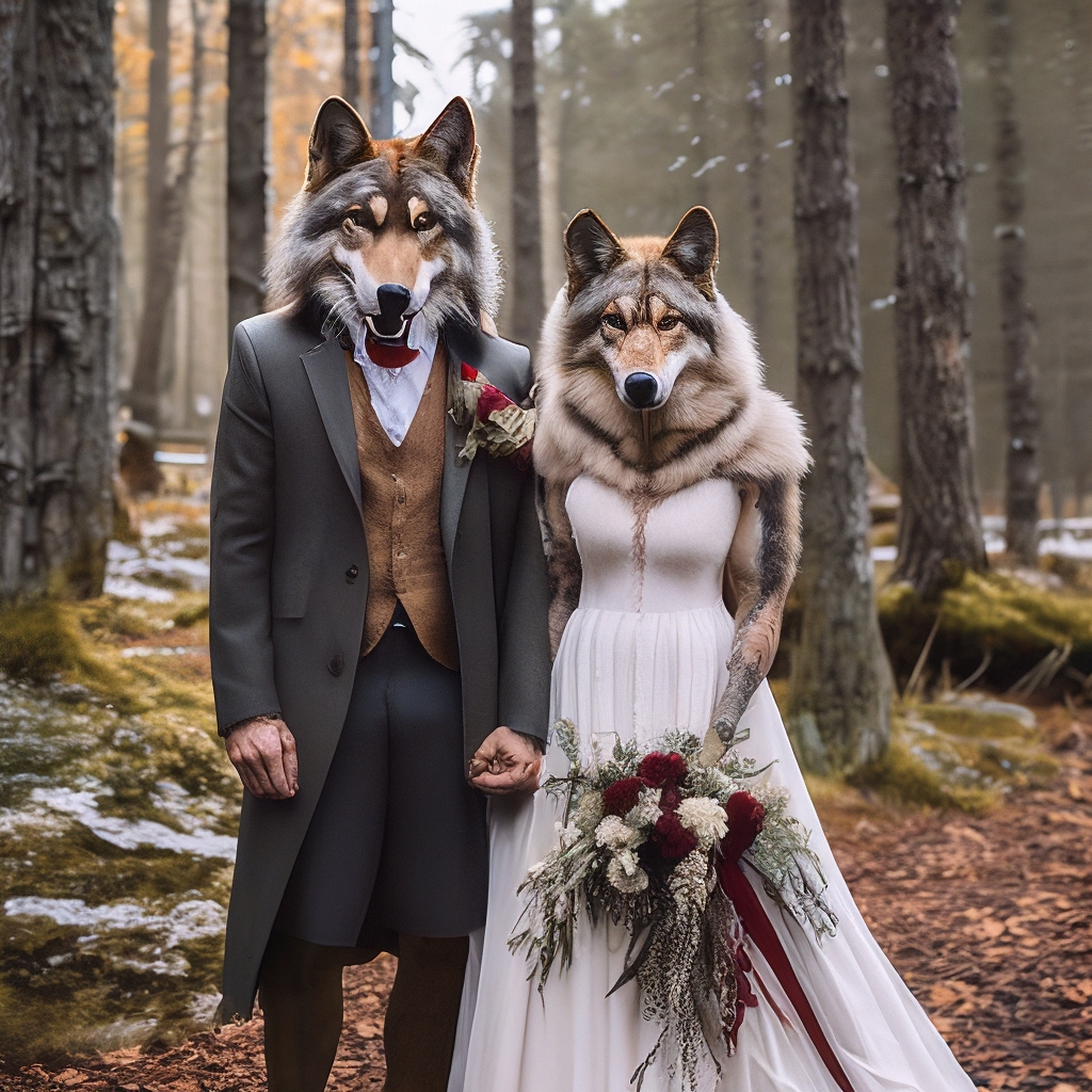 Wolf wedding 60 photos - Astyledwedding.com