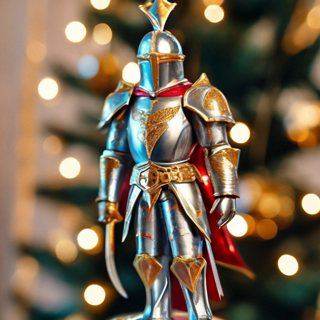 "New Year's Knight" — image created in Shedevrum