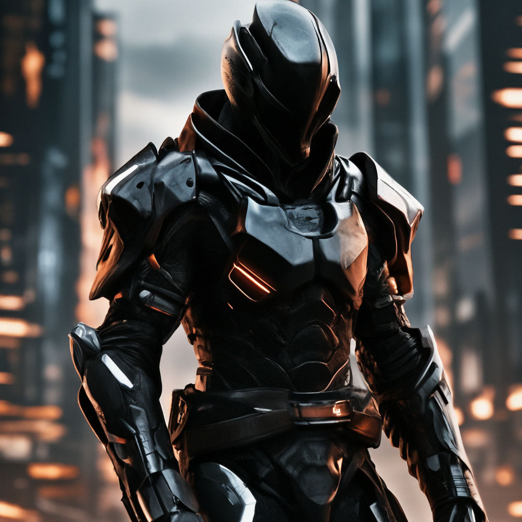 Armúr Ninja Futuristic