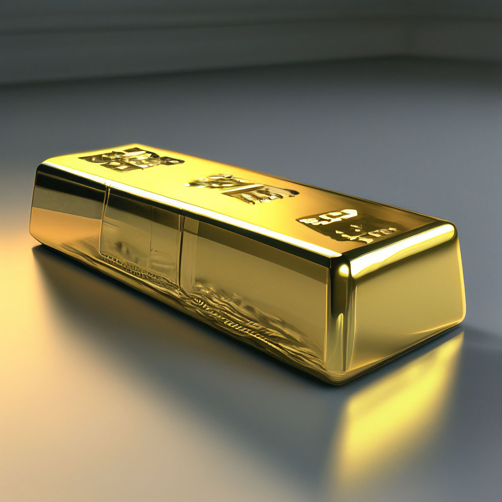 «Золотой слиток» — картинка создана в Шедевруме