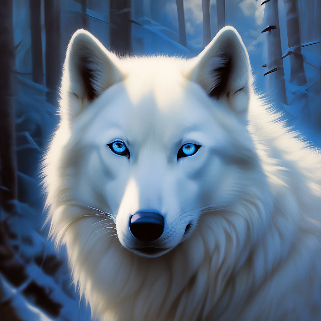 White Wolf With Blue Eyes Google Search Wolf With Blue Beautiful White
