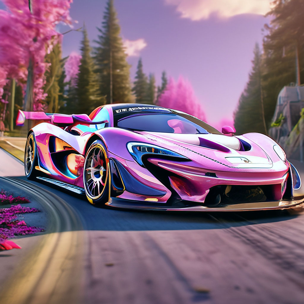 Mclaren P1 Rosa