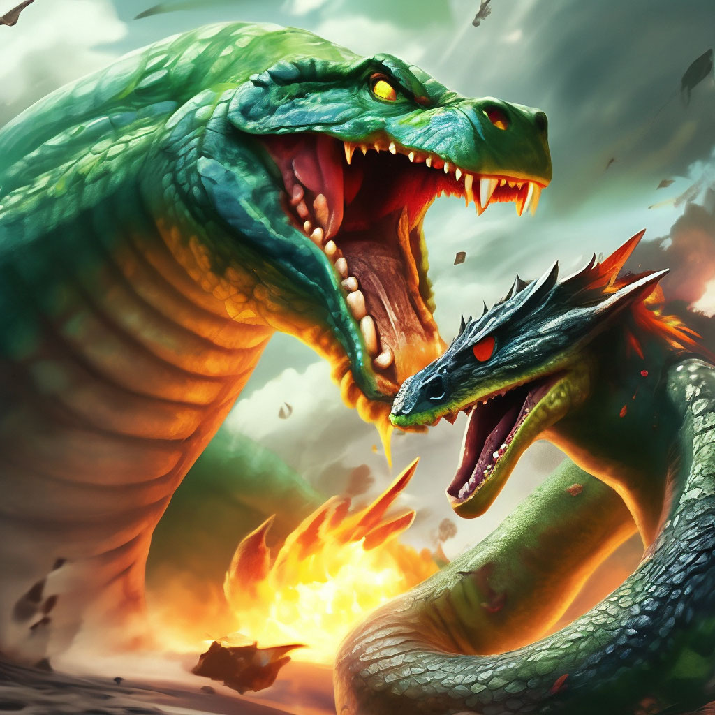 Gif De Mega Python Contra Gatoroid Miserable Git Has Thoughts...