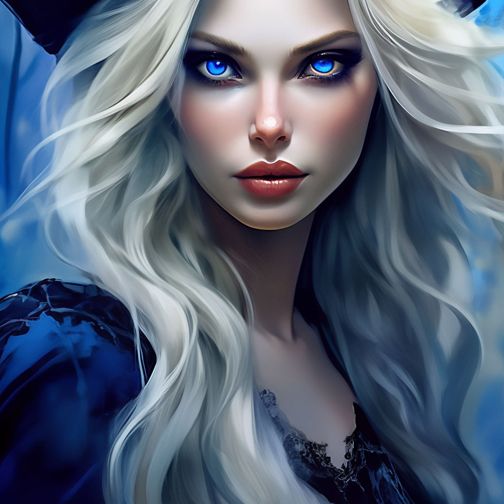 Beautiful Blue Eyed Witch