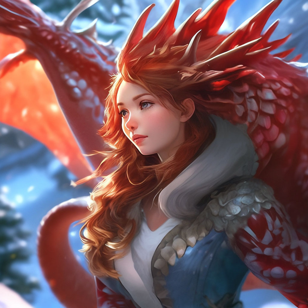 Chica Y Dragón