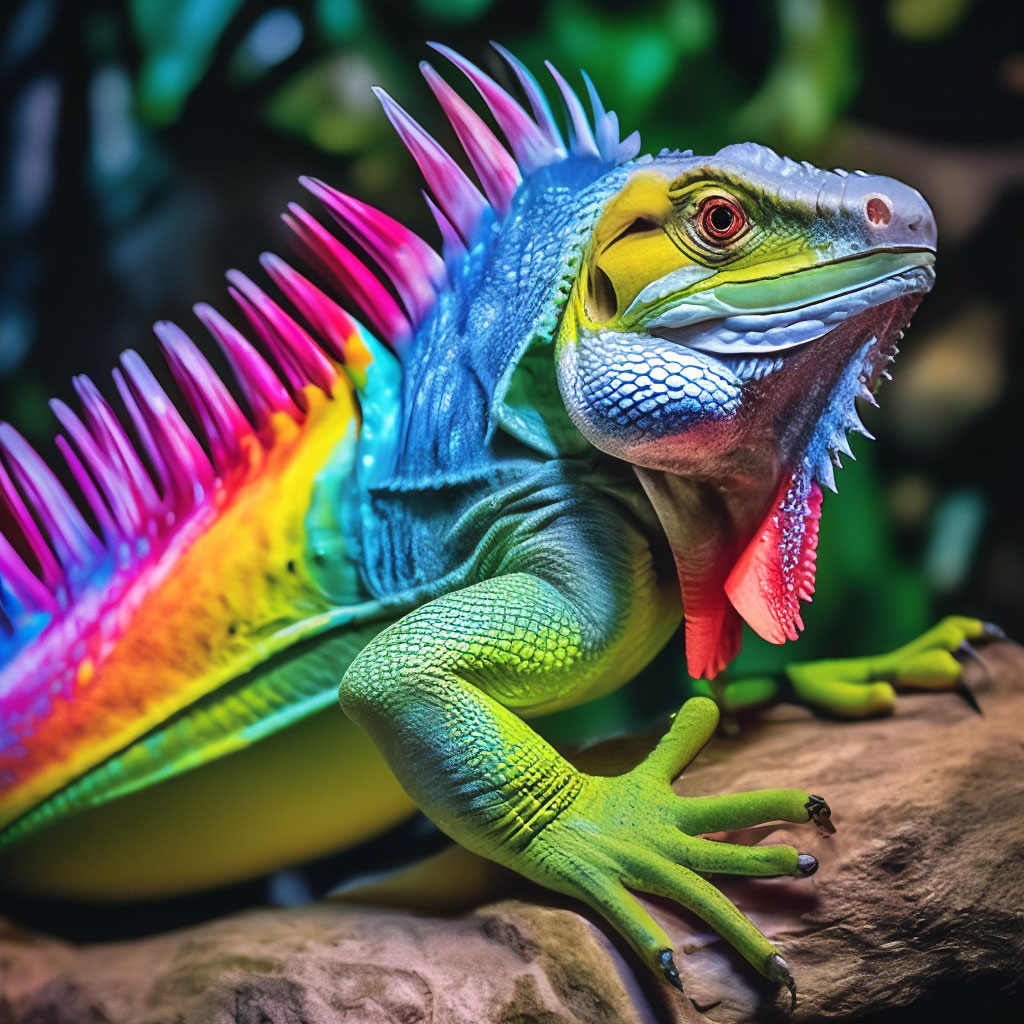 Rainbow Iguana