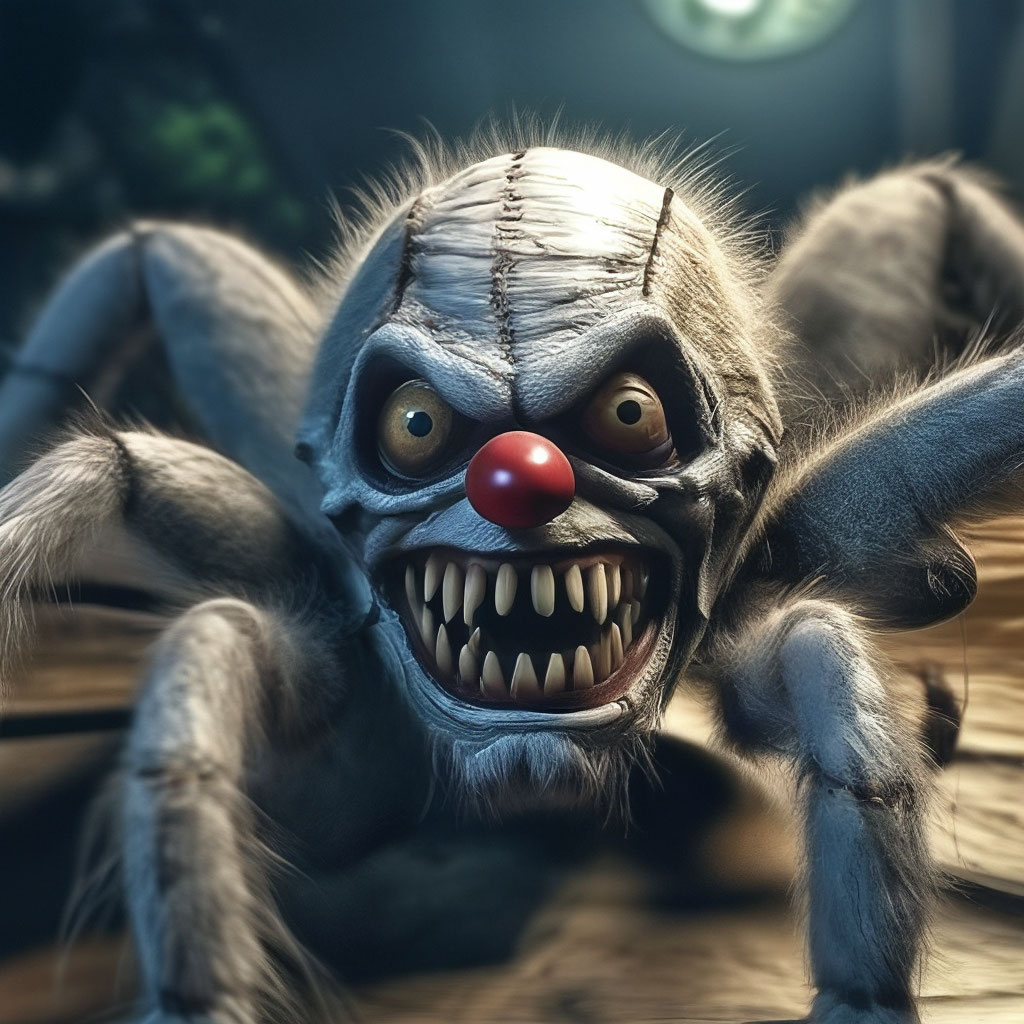 Scary Cartoon Spider Eyes
