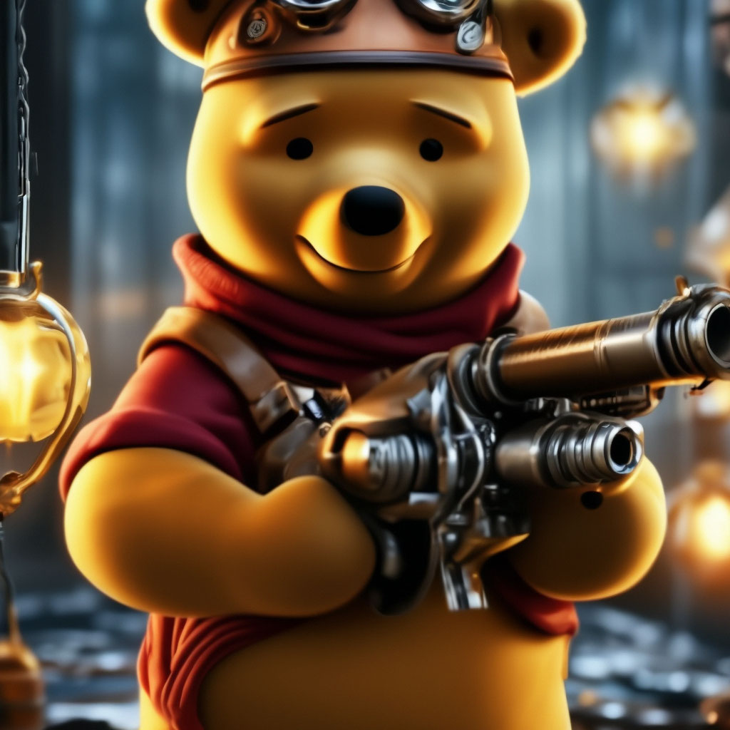 Winnie The Pooh Gangster Wallpaper