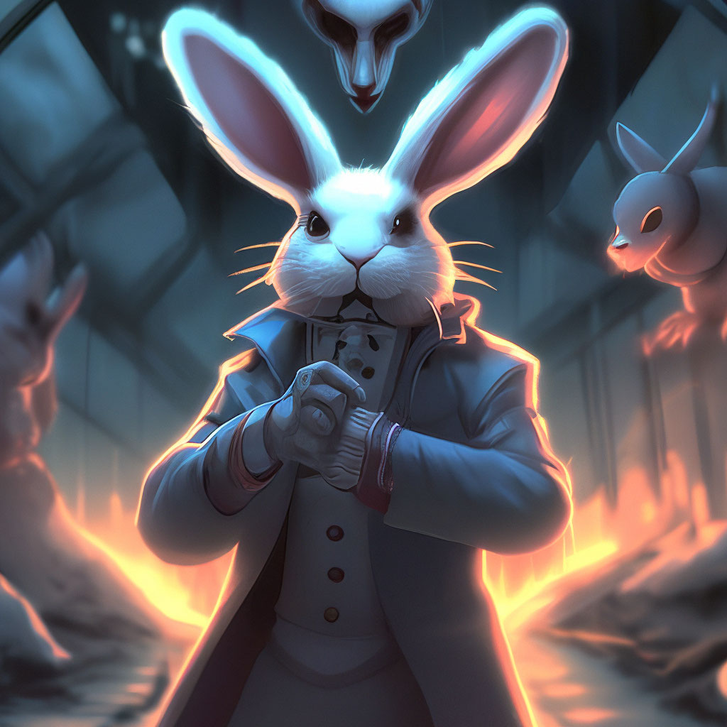 Anime Creepy Bunny
