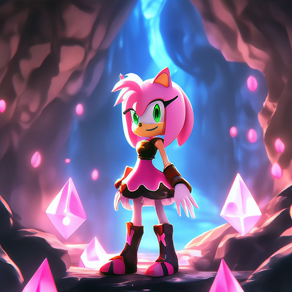 Amy Rose As A Human By Crystalpikachu Fanart Central