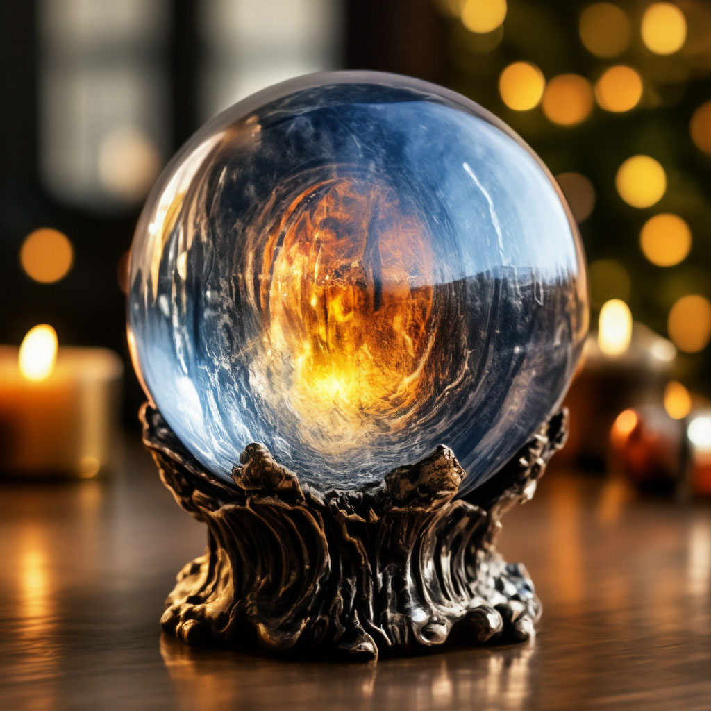 «Хрустальный шар палантир сарумана в…» — картинка создана в Шедевруме