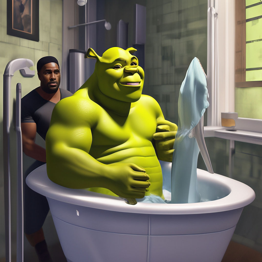 Shrek An Tiarna Ceoil Farquaad Bathtub Lord Farquad In The Bath Tub