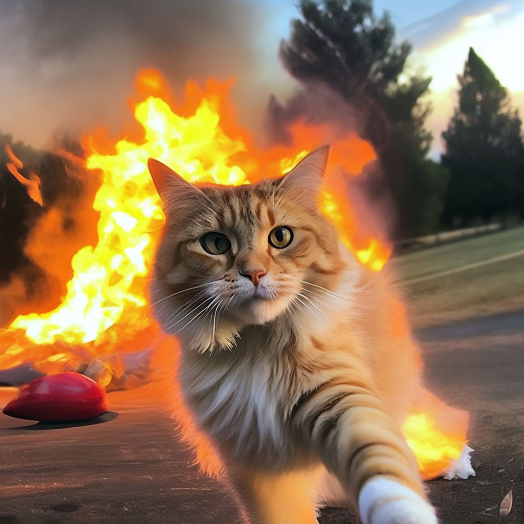 Cat Fire Memes