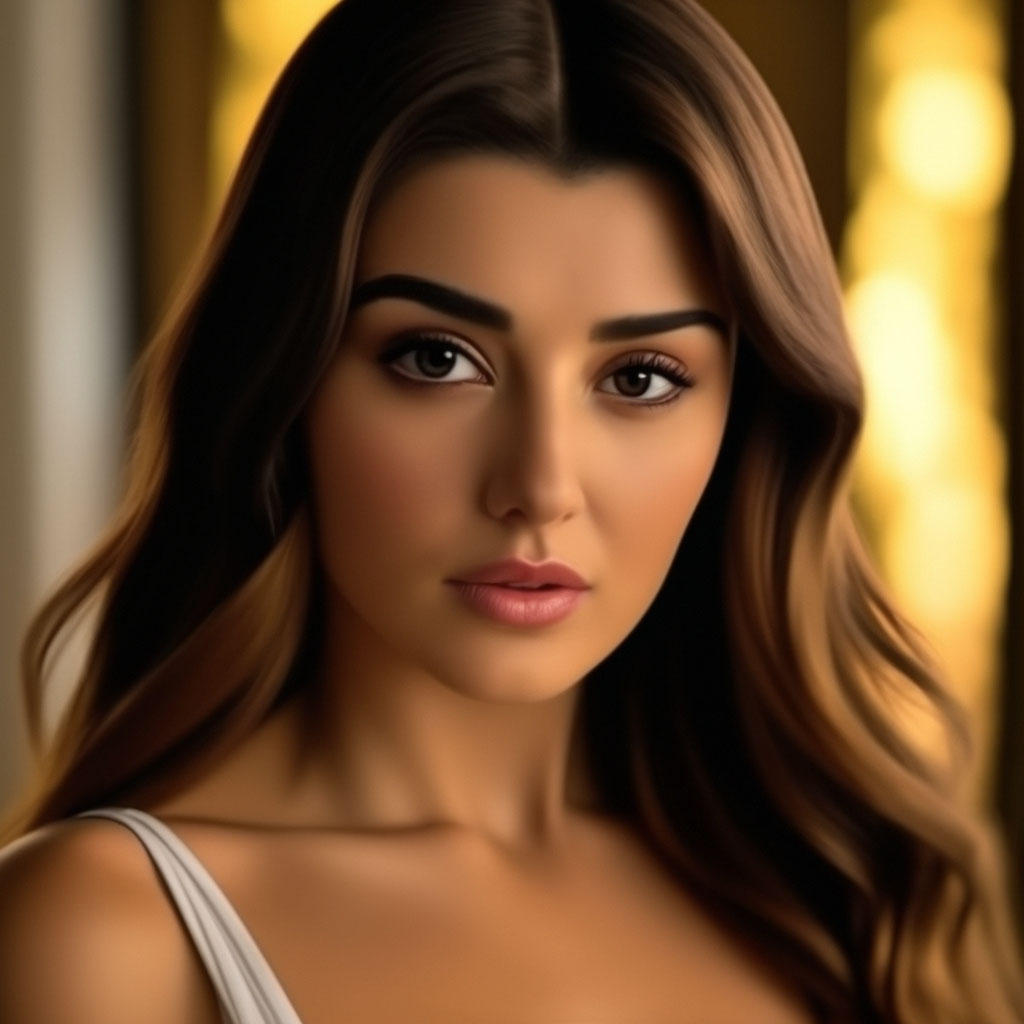 «Hande Erçel as Eda, scene from the …» — картинка создана в Шедевруме