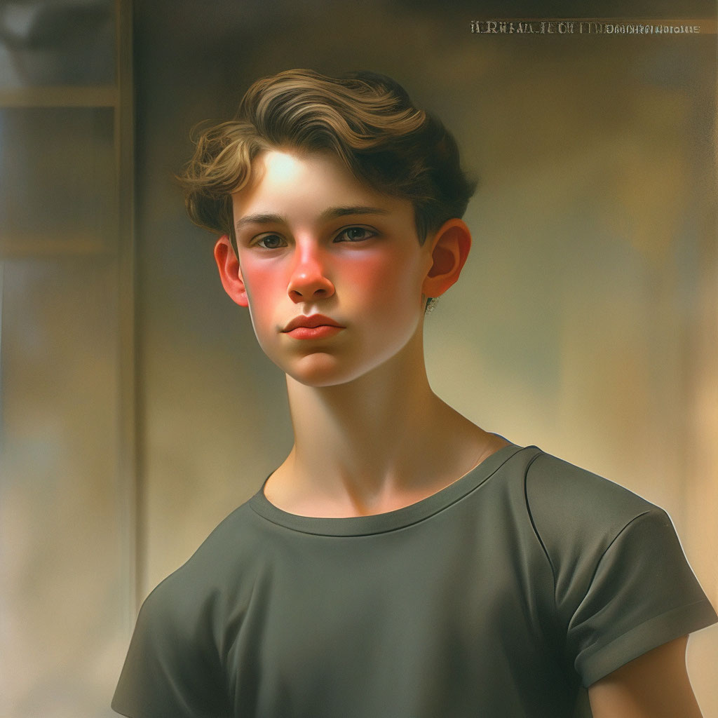 «Жилистый юноша» — картинка создана в Шедевруме