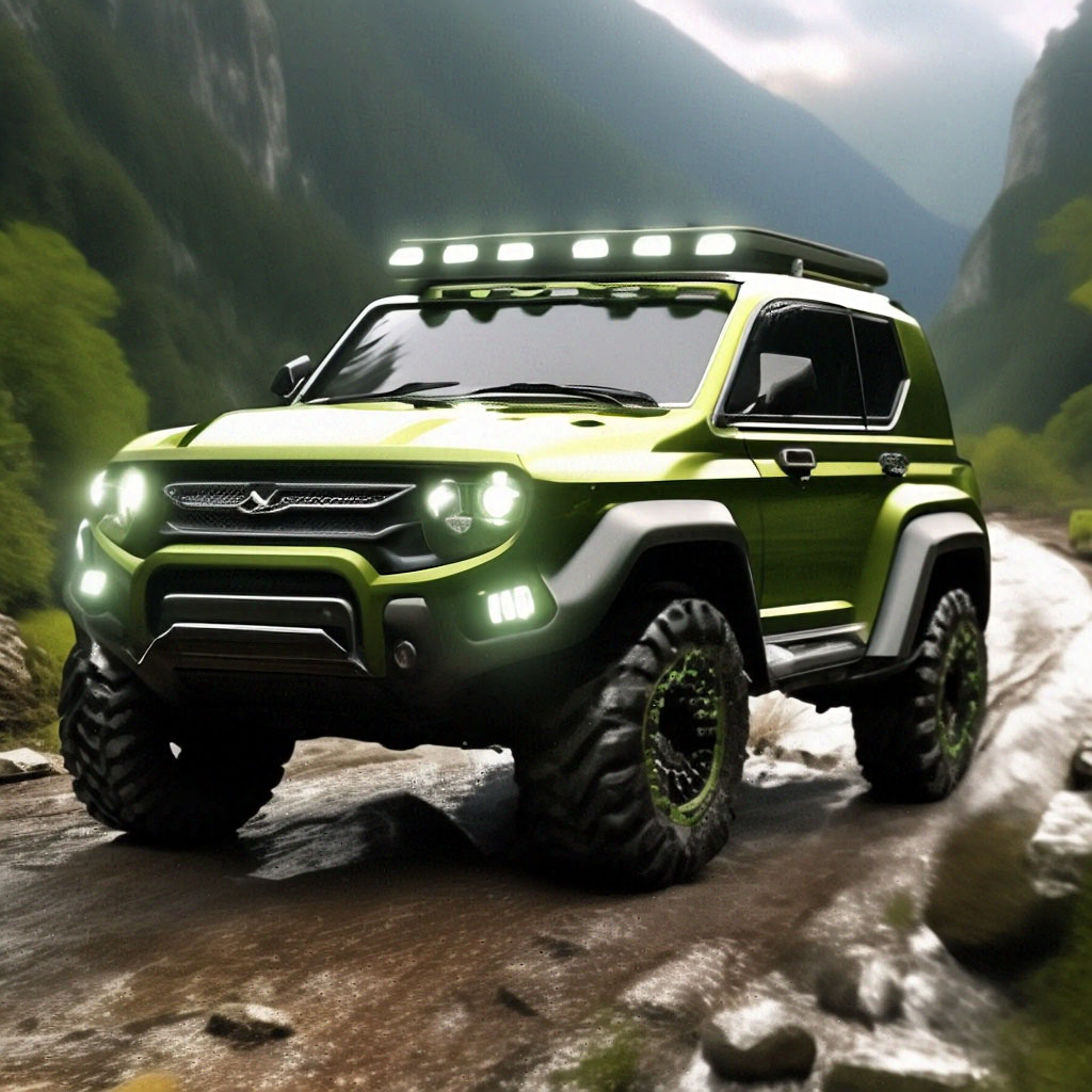 "Uaz-469 future concept vision,high …" — image created in Shedevrum