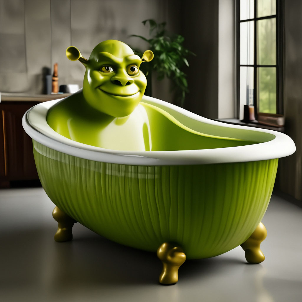 Shrek An Tiarna Ceoil Farquaad Bathtub Lord Farquad In The Bath Tub