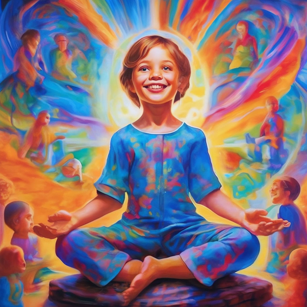 "A successful, happy and harmoniously …" — image created in Shedevrum