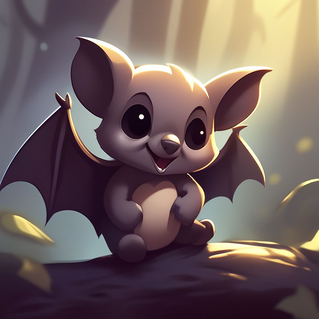 Cartoon Baby Bat