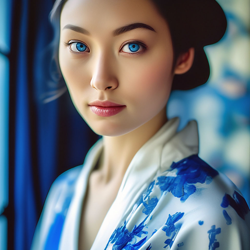 Japanese People With Blue Eyes A Beautiful Teenage Japanese Man With