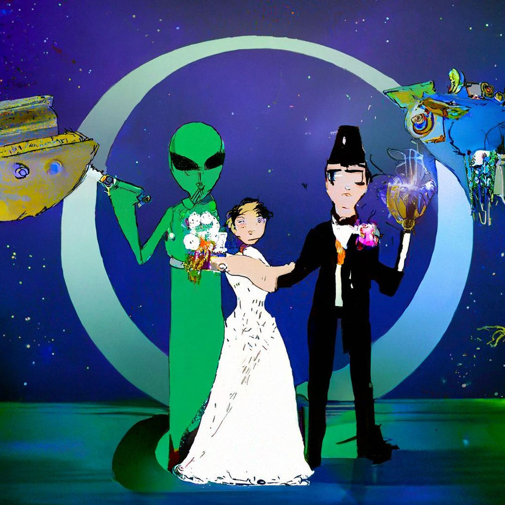 Alien wedding 60 photos - Astyledwedding.com