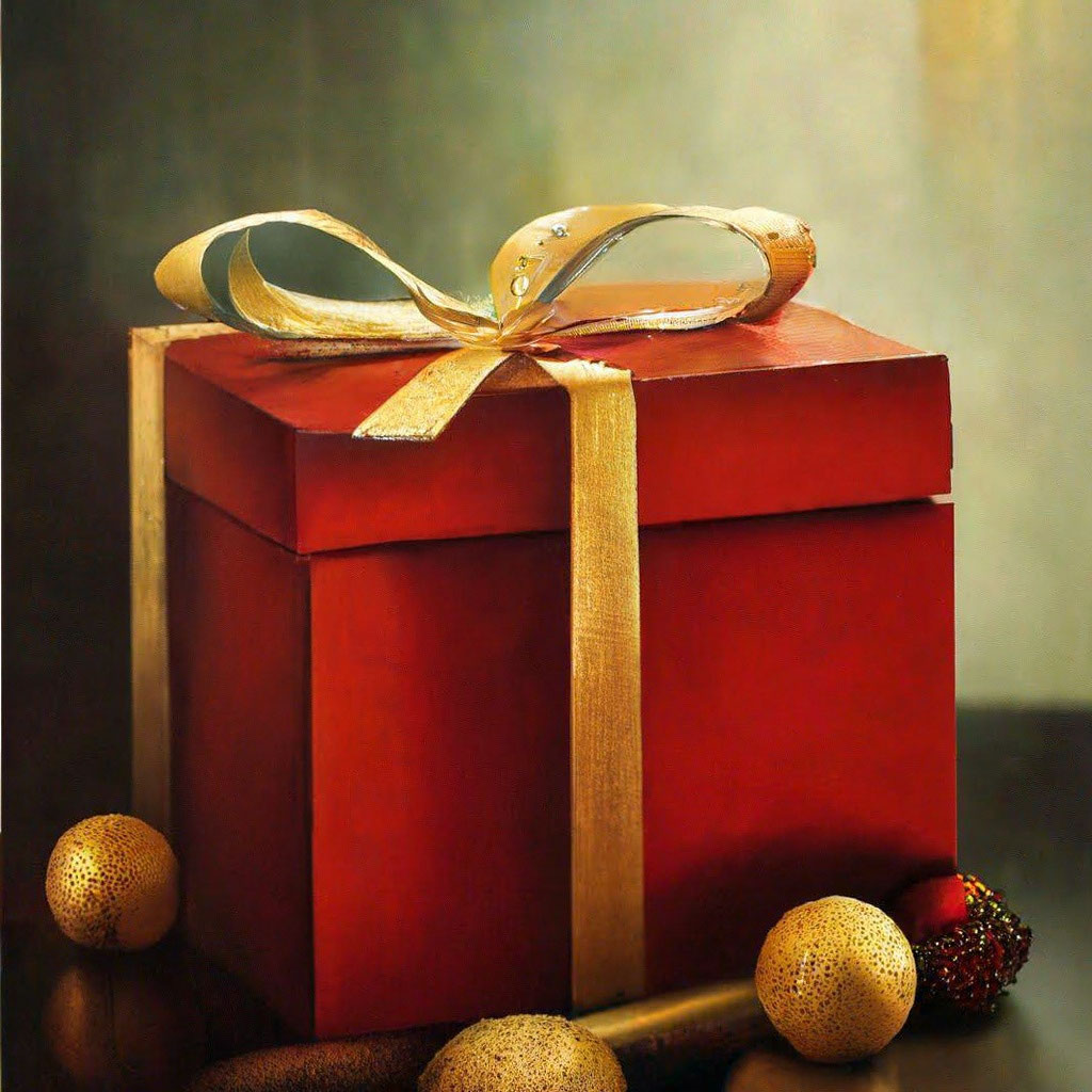 "The best gift" — image created in Shedevrum