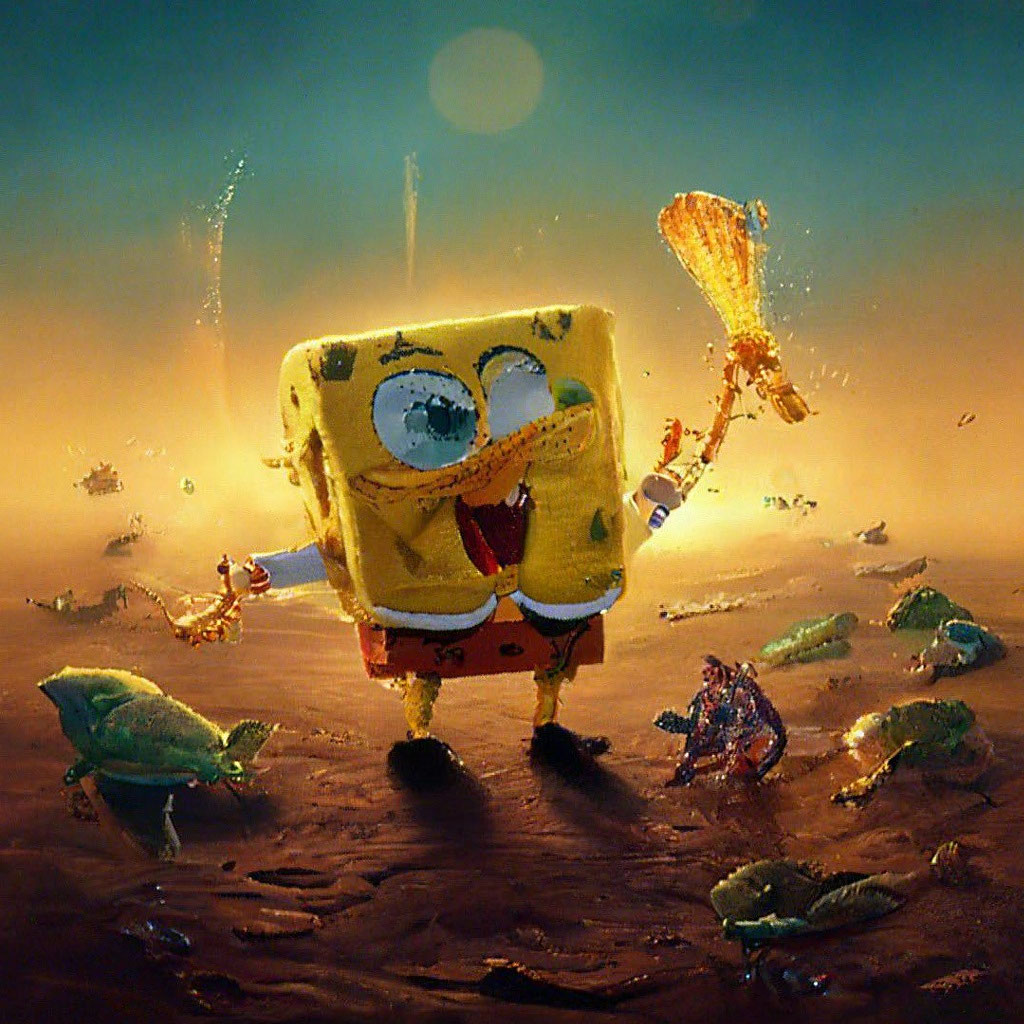 Dried Up Spongebob Squarepants