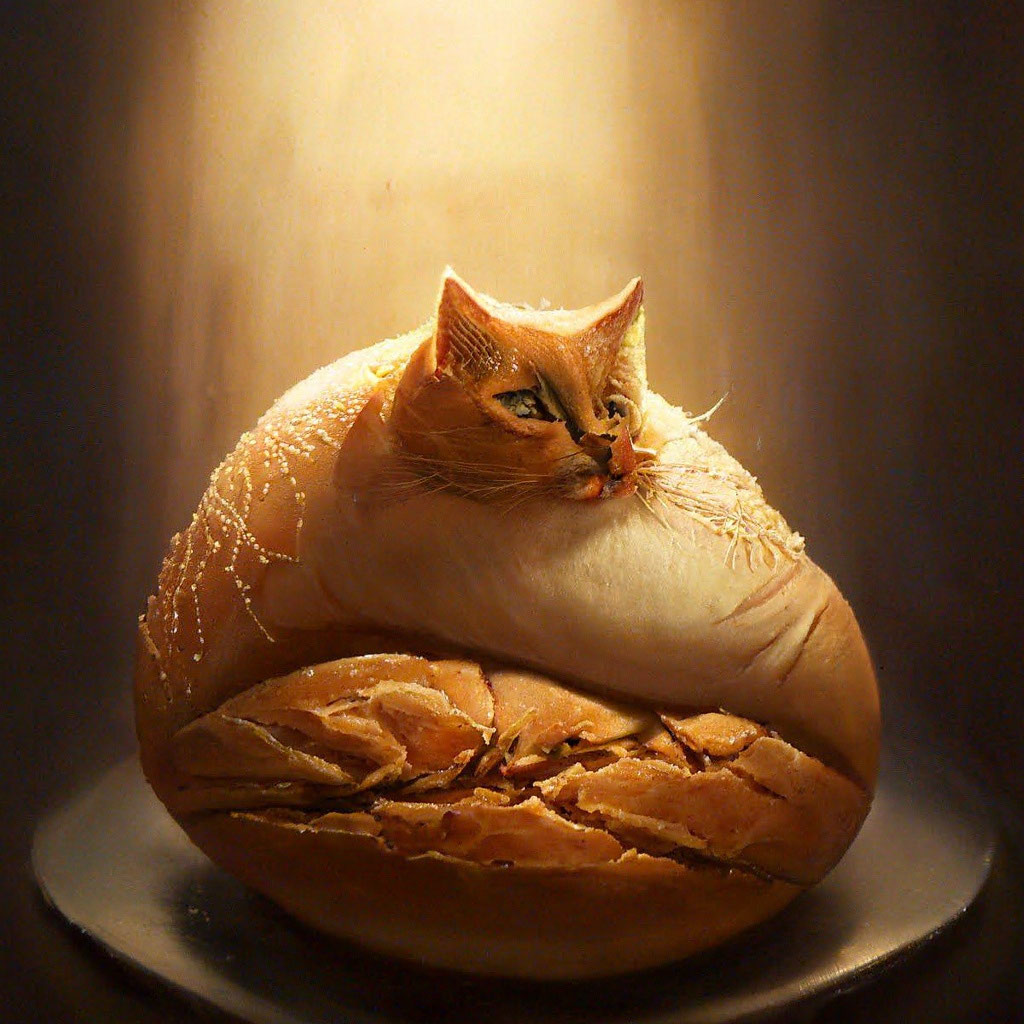 «Кот хлебушек» — создано в Шедевруме