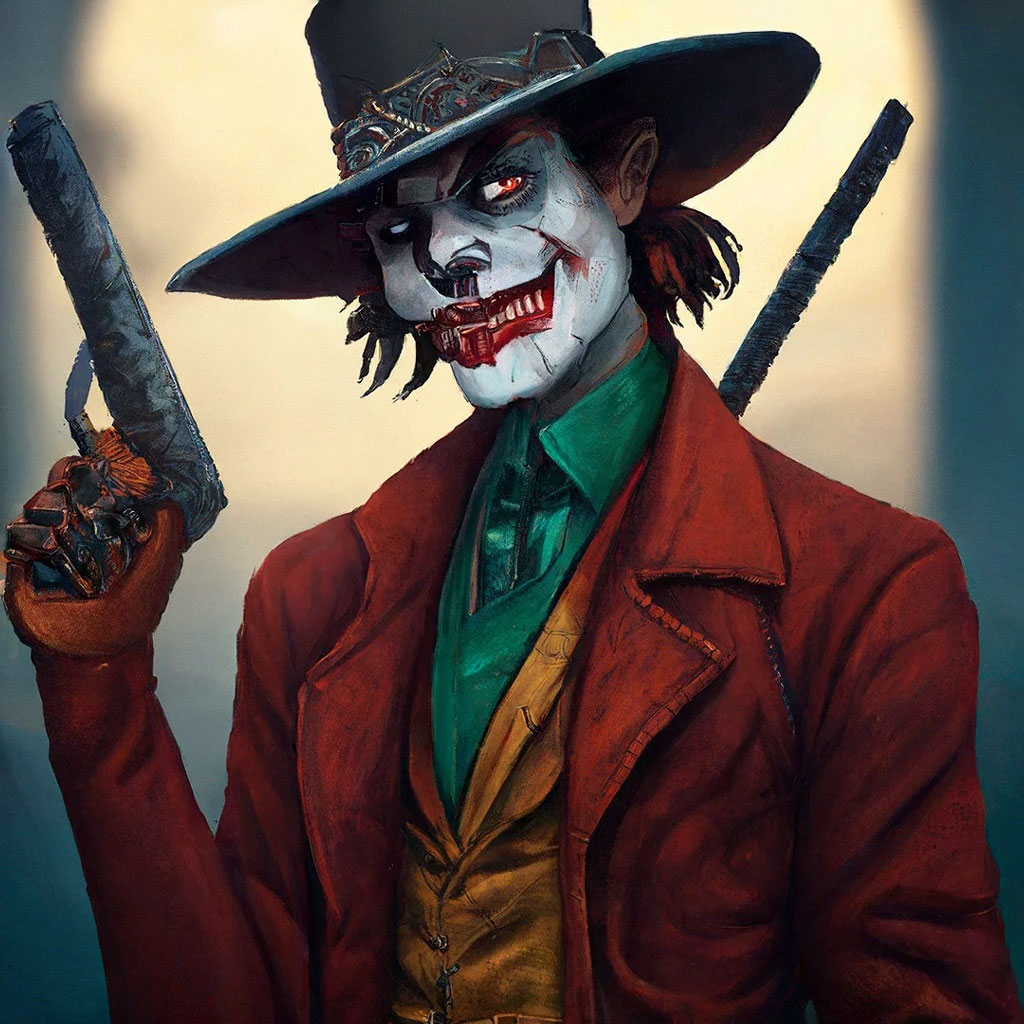 Wild West Joker Amused By Jokers Am I!: Cowboy Jokers Of The Old West: