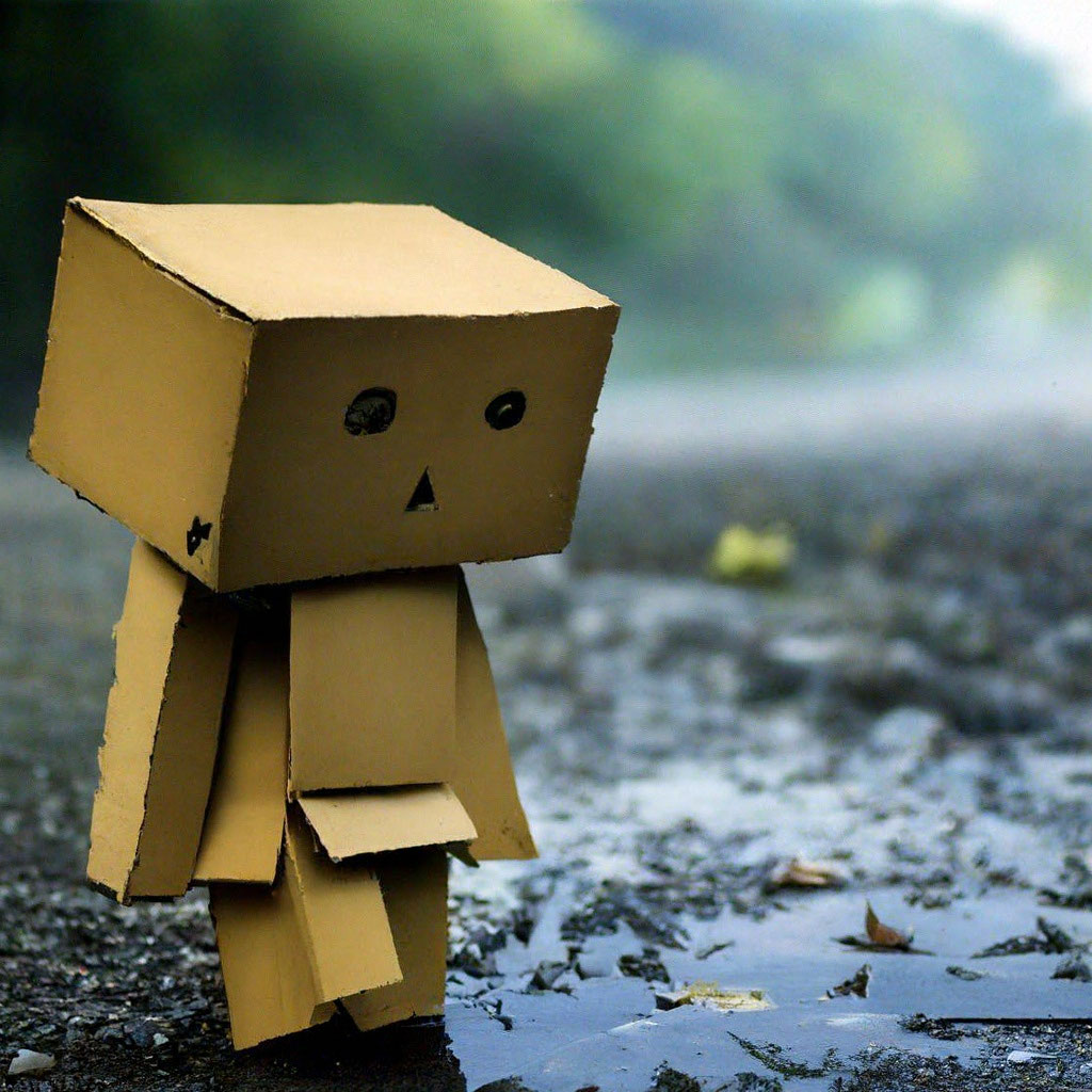 Sad Box Robot