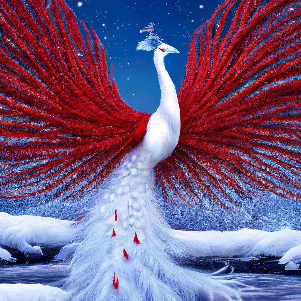 Red And White Peacocks White Peacocks: 5 Pictures And Why They're So