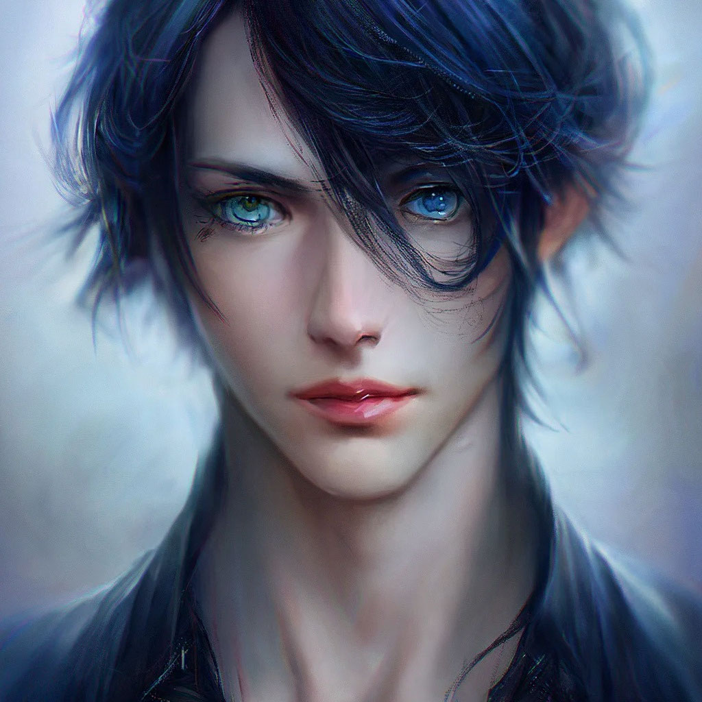 Azure Blue Eyes Anime