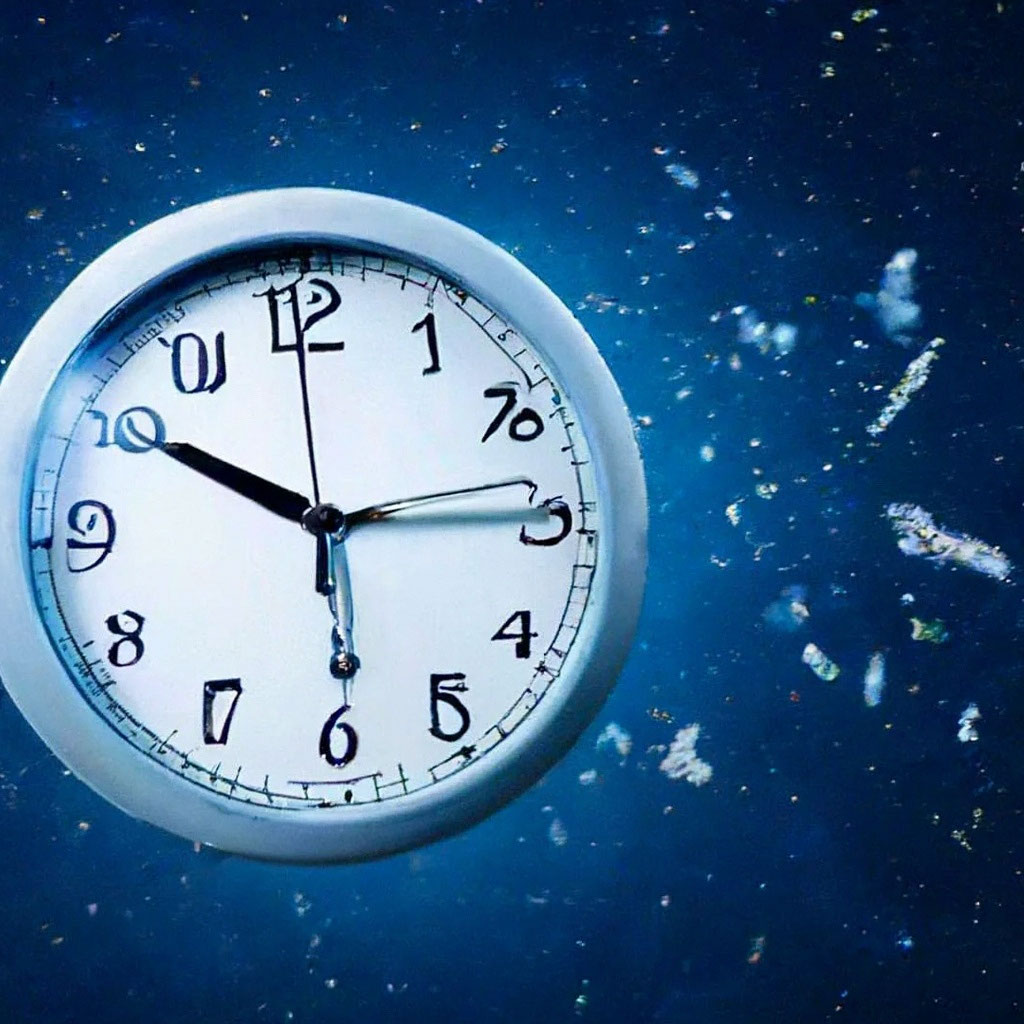 "Time flies quickly and imperceptibly" — image created in Shedevrum