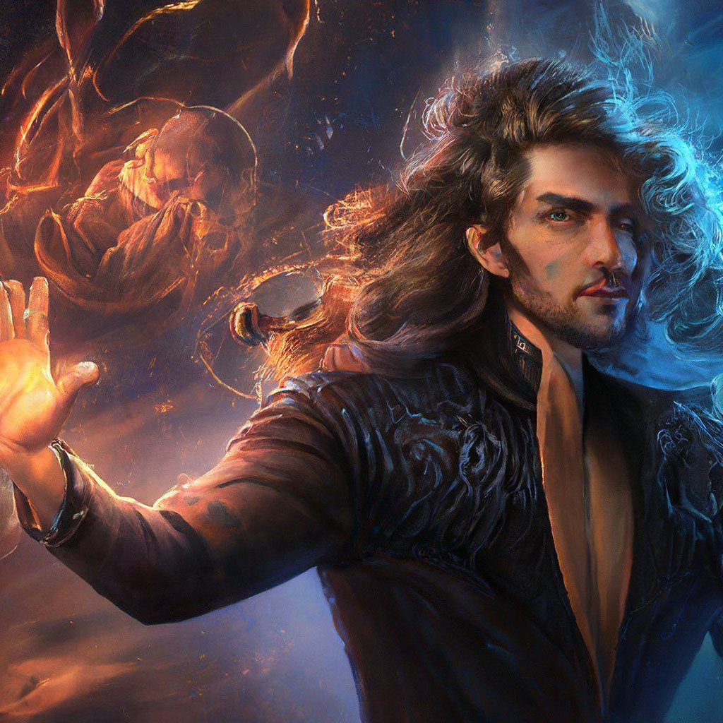 "Masseur magician tempter" — image created in Shedevrum