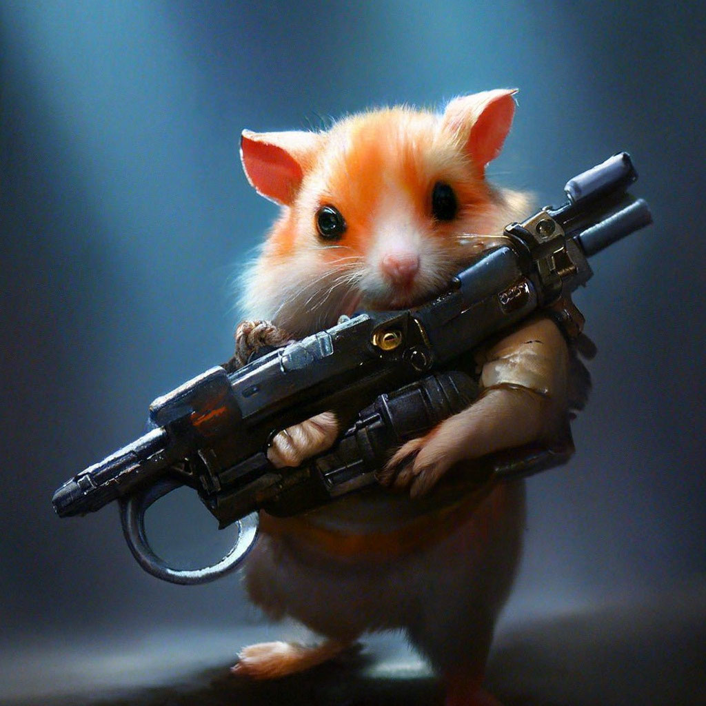 Schattige Hamsters Met Geweren Common Hamster | Natural History
