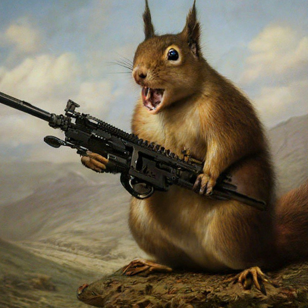 Squirrels With Machine Guns