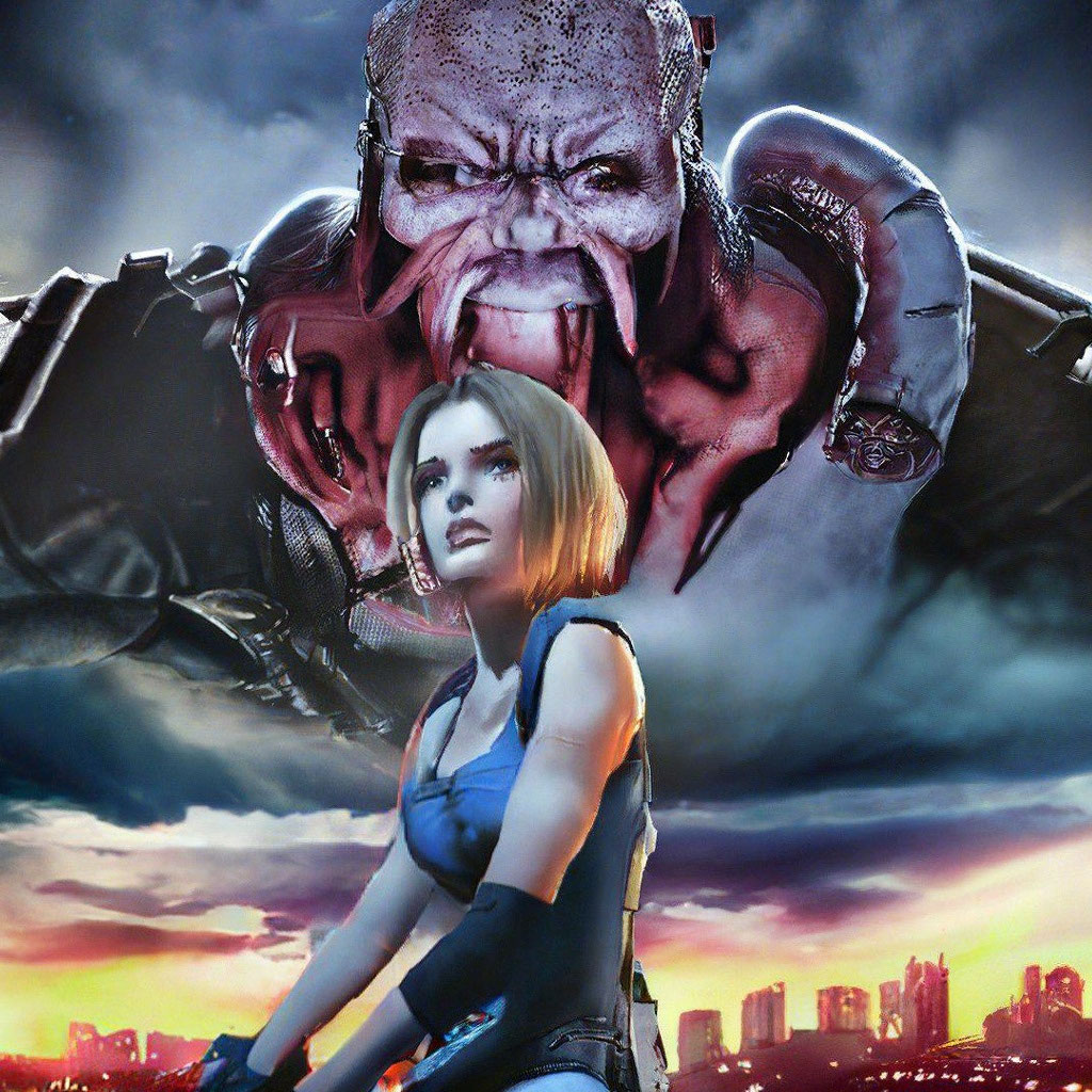 «Немезис из resident evil 3 remake» — картинка создана в Шедевруме