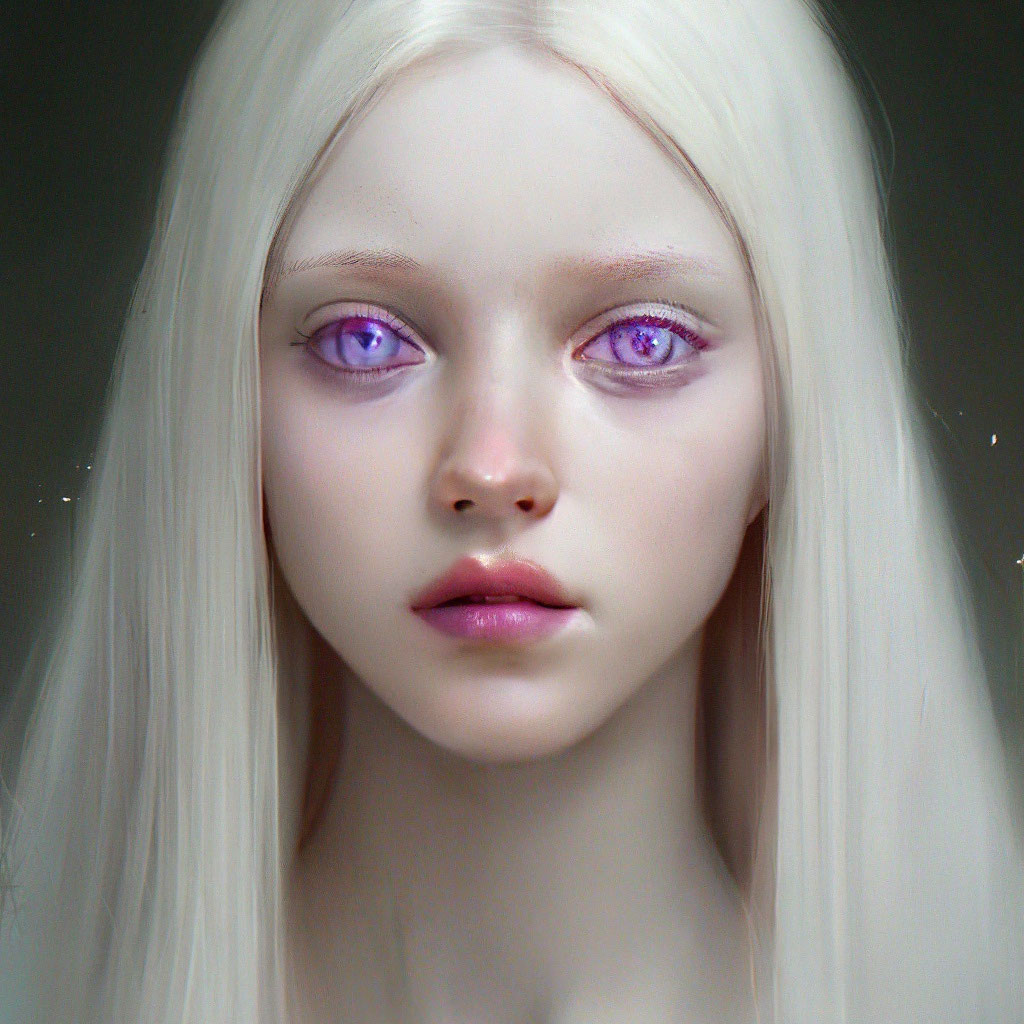 Ojos Albinos Violeta