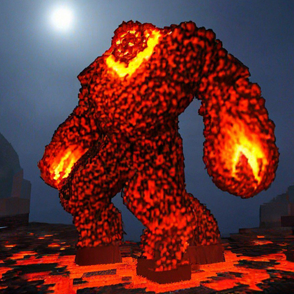 Minecraft Lava Golem